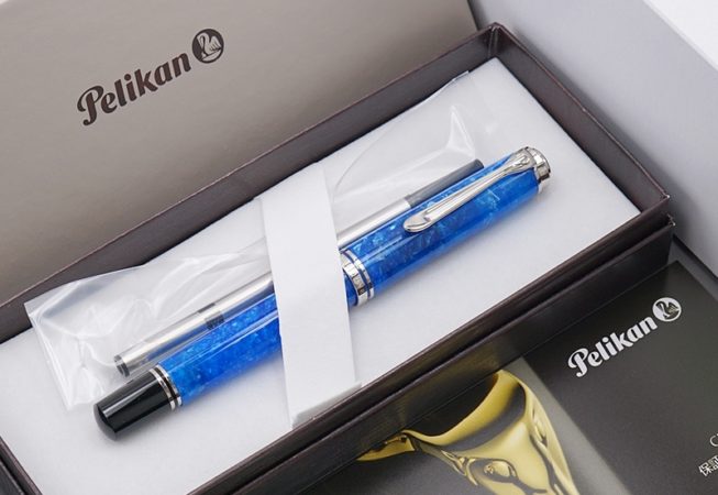 Pelikan R805 vibrant blue roller ball – 古美術と筆記具 粋右